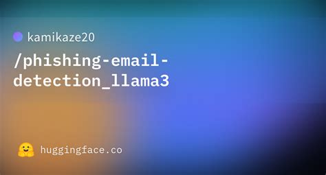 Kamikaze Phishing Email Detection Llama Training Metrics