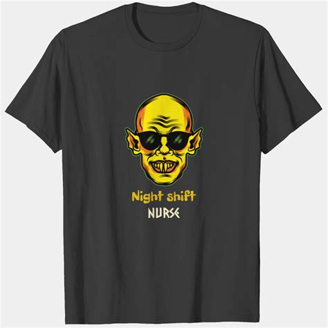 The True Face Of A Night Shift Nurse T Shirt