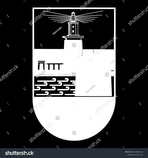 Arabic Engineering Modern Creative Illustration Vector Stock Vector