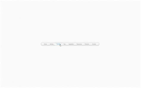 Clean Navigation Menu PSD File PSDchat