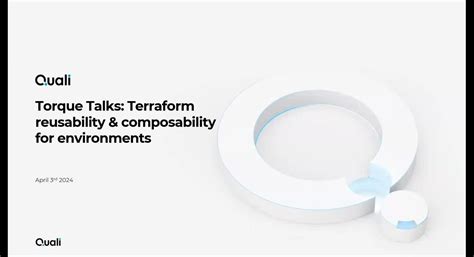 Thank You Recording Torque Talks Terraform Reusability