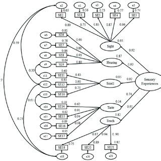Second Order Confirmatory Factor Analysis Model Of Sensory Experiences
