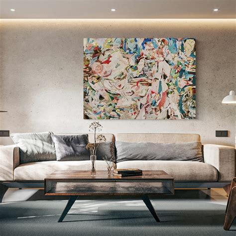 피센제 Pisenze 기하학 추상 그림 액자 바이소