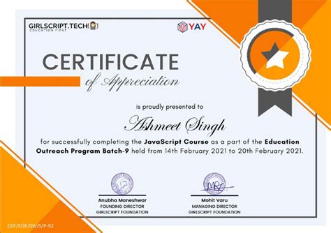 Ashmeet Singh On Linkedin Jawascipt Girlscriptfoundation Coding Girlscriptfoundation Jawascipt