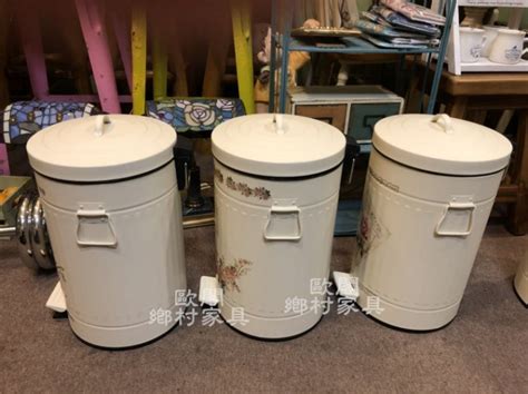 ＊歐閣鄉村傢俱傢飾＊鄉村風垃圾桶 日系垃圾桶 踏式垃圾桶 鐵製垃圾桶 美式垃圾桶 氣壓緩衝式垃圾桶 田園風垃圾桶 Yahoo奇摩拍賣