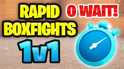 Rapid Boxfights 1v1 🎯 Bullseye Fortnite Creative Map Code