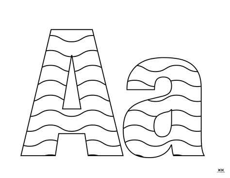Printable Letter A Coloring Page