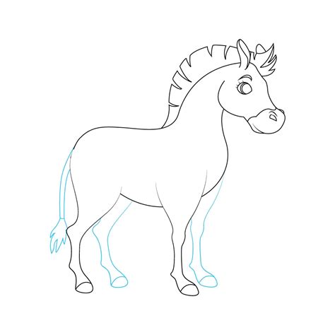 How To Draw A Zebra Step By Step
