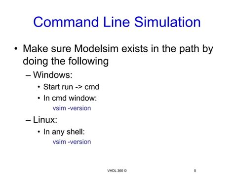 Simulation Using Model Sim Pptx Programming Languages Computing