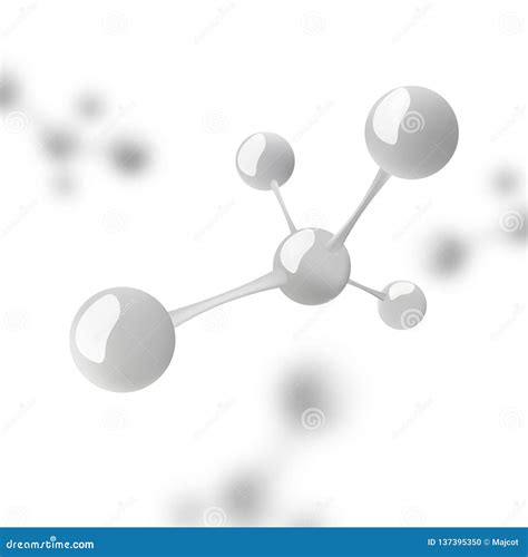 Abstract Molecules Design Stock Vector Illustration Of Model 137395350