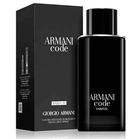 Armani Code Parfum 125 Ml Para Hombre Recargable Armani