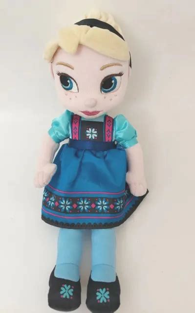 Disney Store Elsa Plush Doll Frozen Animators Collection 12 £12 11