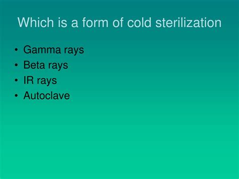 Ppt Sterilization And Disinfection Powerpoint Presentation Free