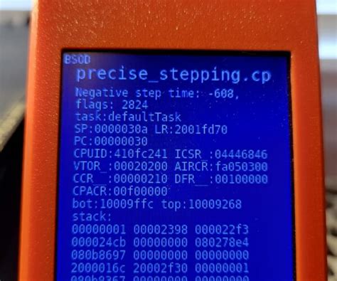 Error During Printing Precisesteppingcp Input Shaper Mini