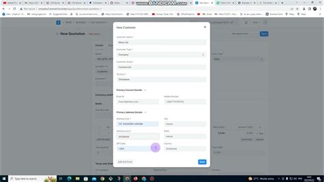 Sales Invoice And Quotations Erpnext V14 Youtube