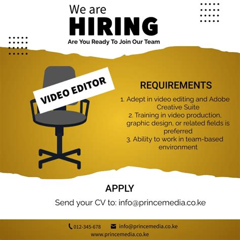 editor job