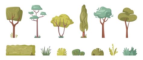 Birch Tree Forest With Deers Royalty Free Vector Image