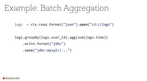 Structuring Spark Dataframes Datasets And Streaming Ppt