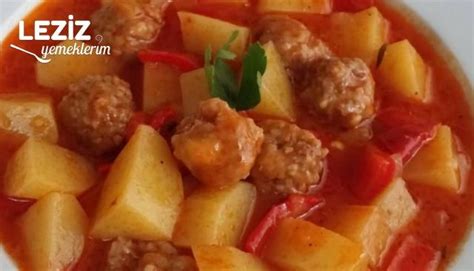 Nefis Patatesli Sulu Köfte Tarifi Leziz Yemeklerim