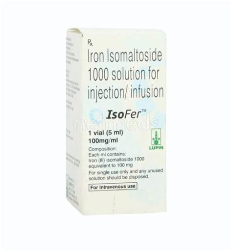 Isofer 1000 Mg Injection Packaging Size 5 Ml At ₹ 2300 Vial In Pune Id 2850613460933
