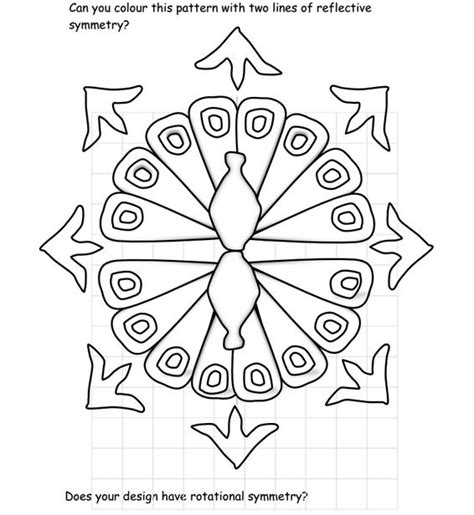 Rangoli Peacock An Activity Based On Rangoli Patterns To Provide Opportunities For