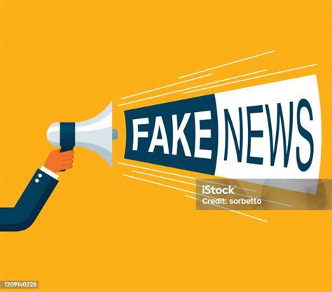 스피커 페이크 뉴스에 대한 스톡 벡터 아트 및 기타 이미지 페이크 뉴스 부정직 대화 풍선 문자 기호 Istock
