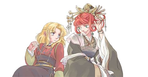 十二国記 十二国記：陽子と六太 たかのぶのイラスト Pixiv