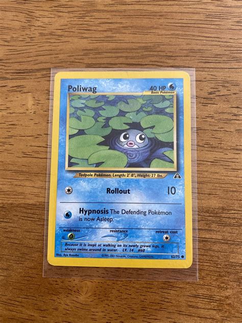 Pokémon Tcg Poliwag Neo Discovery 62 Regular Common Nm Values Mavin