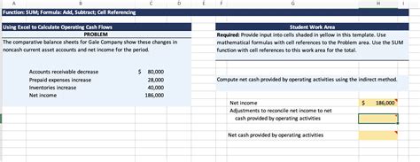 Solved Using Excel To Calculate Operating Cash Chegg Com