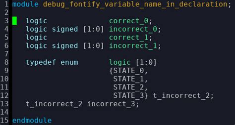 Fontifying Of Variable Names In Declarations Not Working Correctly Issue Veripool