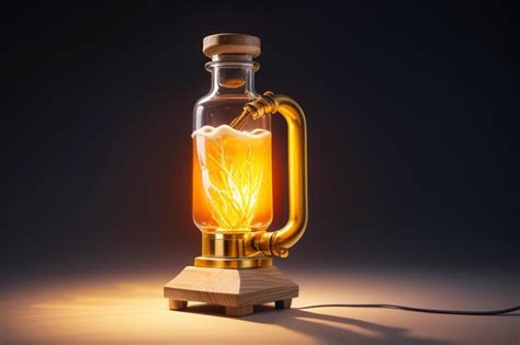 Premium AI Image Scientific Research Laboratory Chemical Research Experiment Utensils Flask