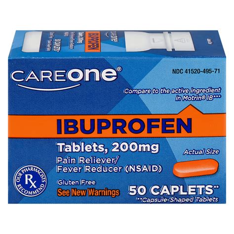 Save On Careone Ibuprofen Pain Relief 200 Mg Caplets Order Online