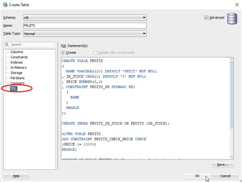 Sql Developer Create Table Example How To Sop