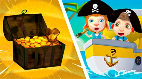 해안의 보물 지도 병🏴‍☠️⚔️🔫해적 보물을 파는 아이들🏴‍☠️⚔️🔫모두 탑승🏴‍☠️⚔️🔫 동요 및 어린이 노래 Youtube