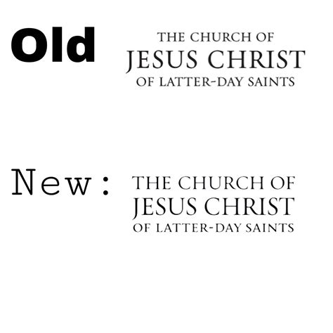 With The New Symbol The Church Logo Was Also Slightly Altered Making