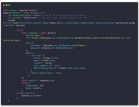 Building An Automated Knowledge Repo With Amazon Eventbridge And Zendesk Aws Compute Blog