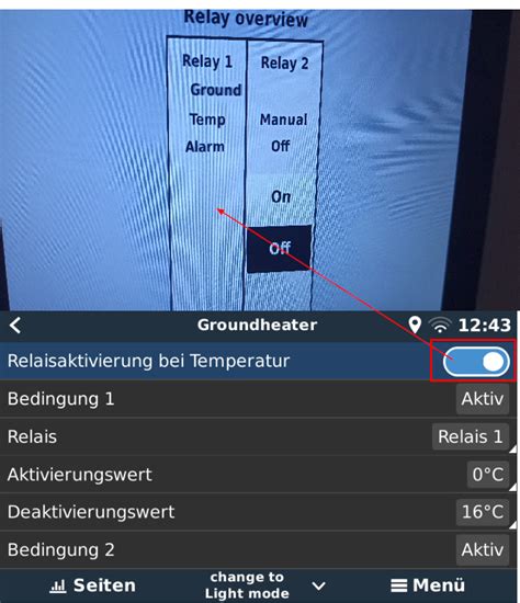 Gui Mod For Relay Control Via Temperatur Victronenergy