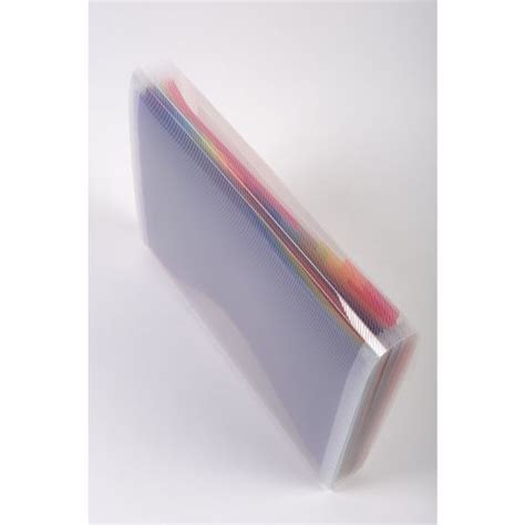 Exacompta Expanding File Polypropylene 330x250mm 13 Pocket Clear 55298E Ballpoint In Crawley