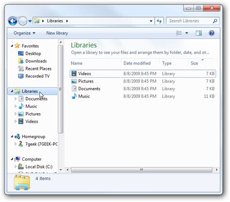 Manage Files And Documents Easier With Libraries In Windows 7