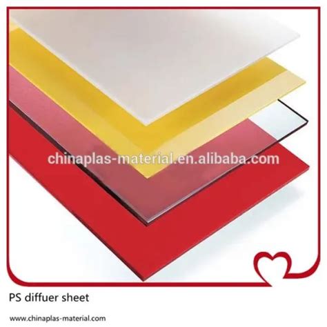 Rubber Ps Sheet Ps Diffuser Sheet Polystyrene Sheets High Quality Rubber Ps Sheet Ps Diffuser
