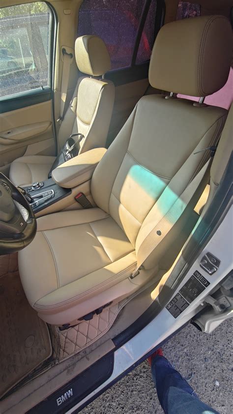 Перетяжка водительского сидения — BMW X3 (F25), 3 л, 2012 года | другое ...