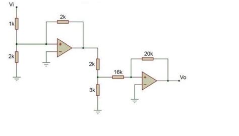 Solved Vi Input And Vo Output Voltages Are Shown In The Chegg Com