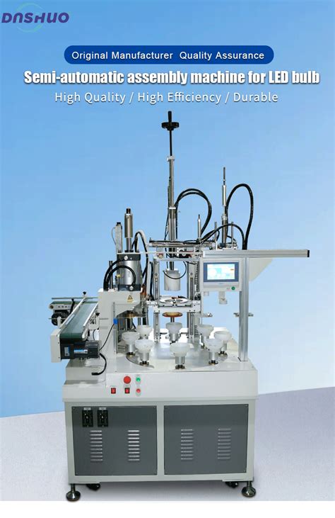 Led Bulb Making Machine Led Light Semi Automatic Making Machine Led Bulb Assembly Machine View