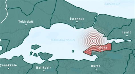 Marmara Denizi nde büyüklüğünde deprem Son Dakika Haberleri