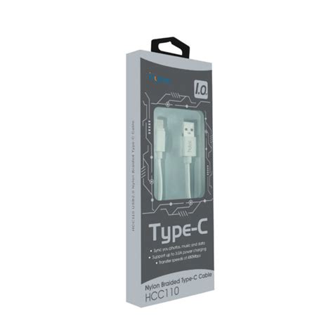 Nylon Braided Type C Cable Usb 20 1m Hcc110 Hytac Global