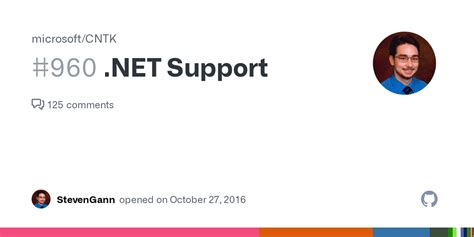 Net Support Issue Microsoft Cntk Github