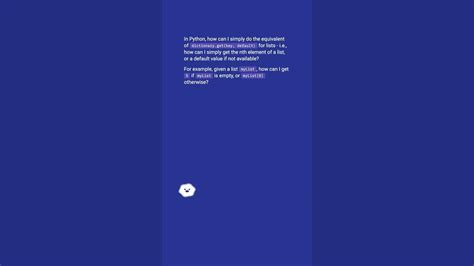 How To Get The Nth Element Of A Python List Or A Default If Not