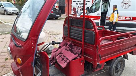Kırıkkale de otomobille çarpışan elektrikli bisikletteki 4 kişi