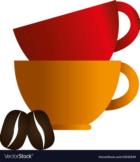 Coffee Cup Drink Isolated Icon Royalty Free Vector Image