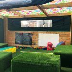 Outdoor Wooden Treehouse Classroom Red Monkey Play